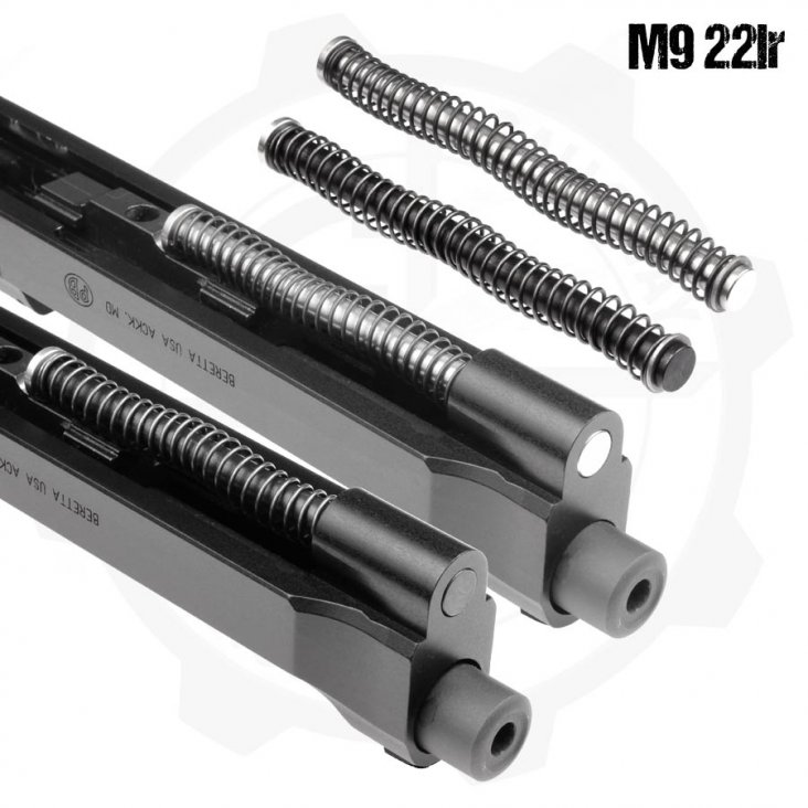 Stainless Steel Guide Rod Assembly for Beretta M9-22 and M9A1-22 Pistols
